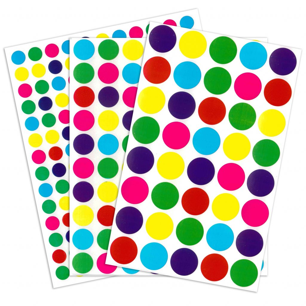 Bulk Pack Assorted Color Coding Labels – Crafts and More