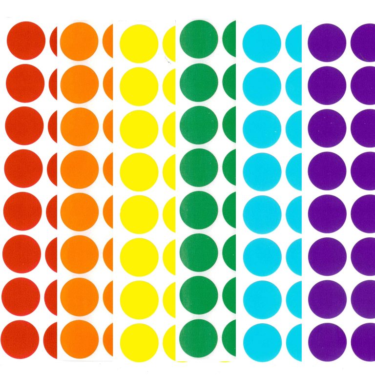 Bulk Pack Color Coding Labels – 3/4″ – Crafts and More