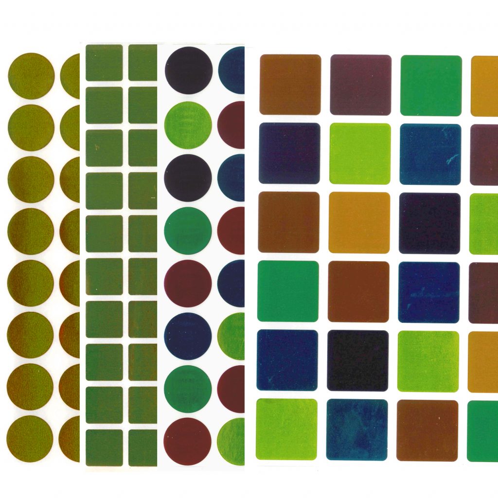 Bulk Pack Metallic Color Coding labels – Crafts and More