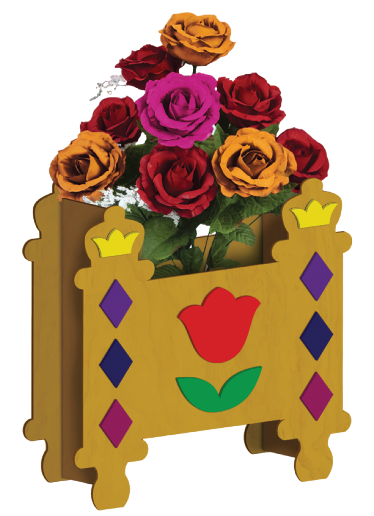 Wooden Sefer Torah Flower Pot – Crafts and More