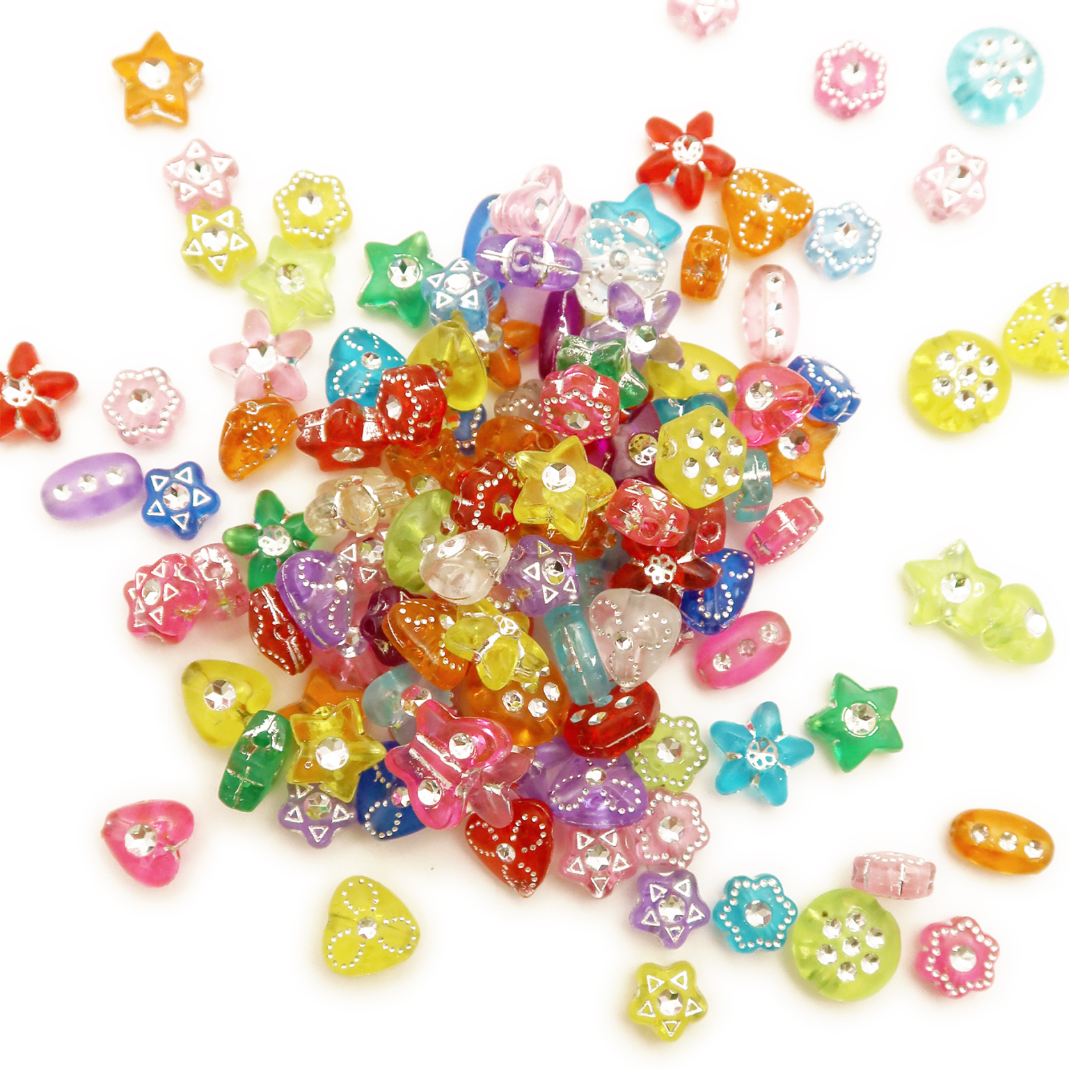 Gem Studded Shaped Beads – Crafts and More