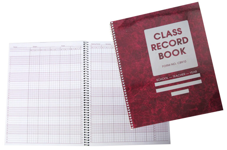 Class Record Book – Crafts and More