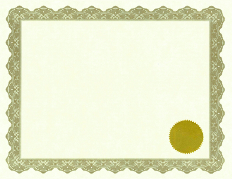 Parchment Certificate – Optima – Crafts and More