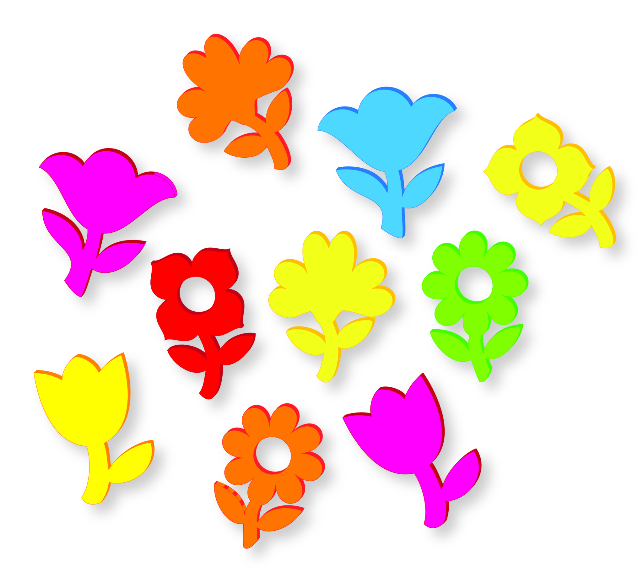 Foam Flower Stickers – Crafts and More