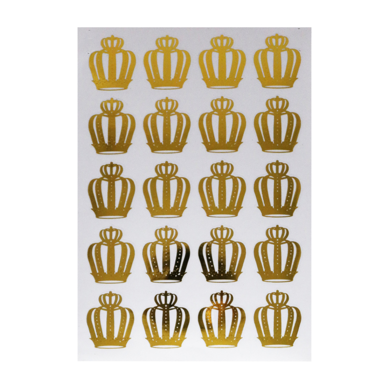 Crown Stickers – Crafts and More