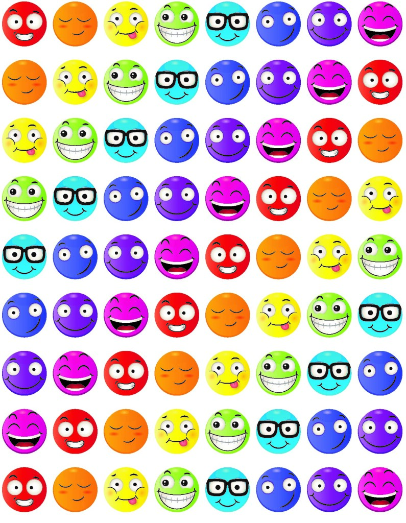 Happy Smile Stickers – Crafts and More