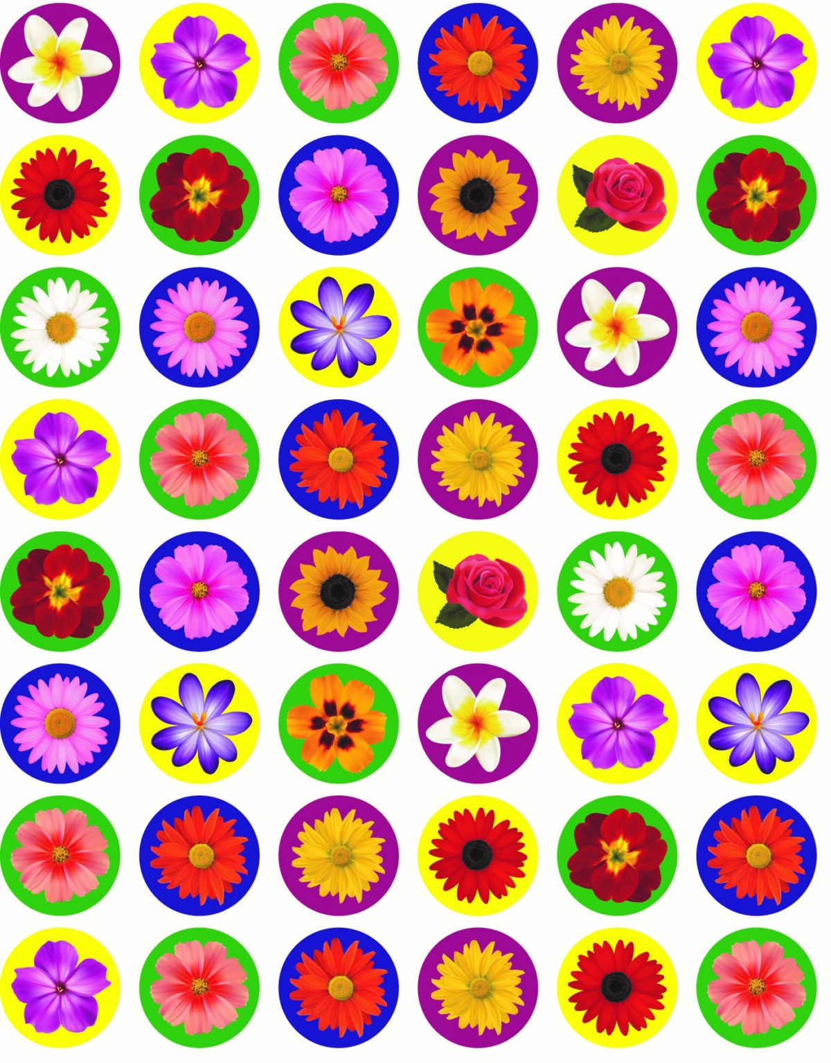 Real Flower Stickers – Crafts and More