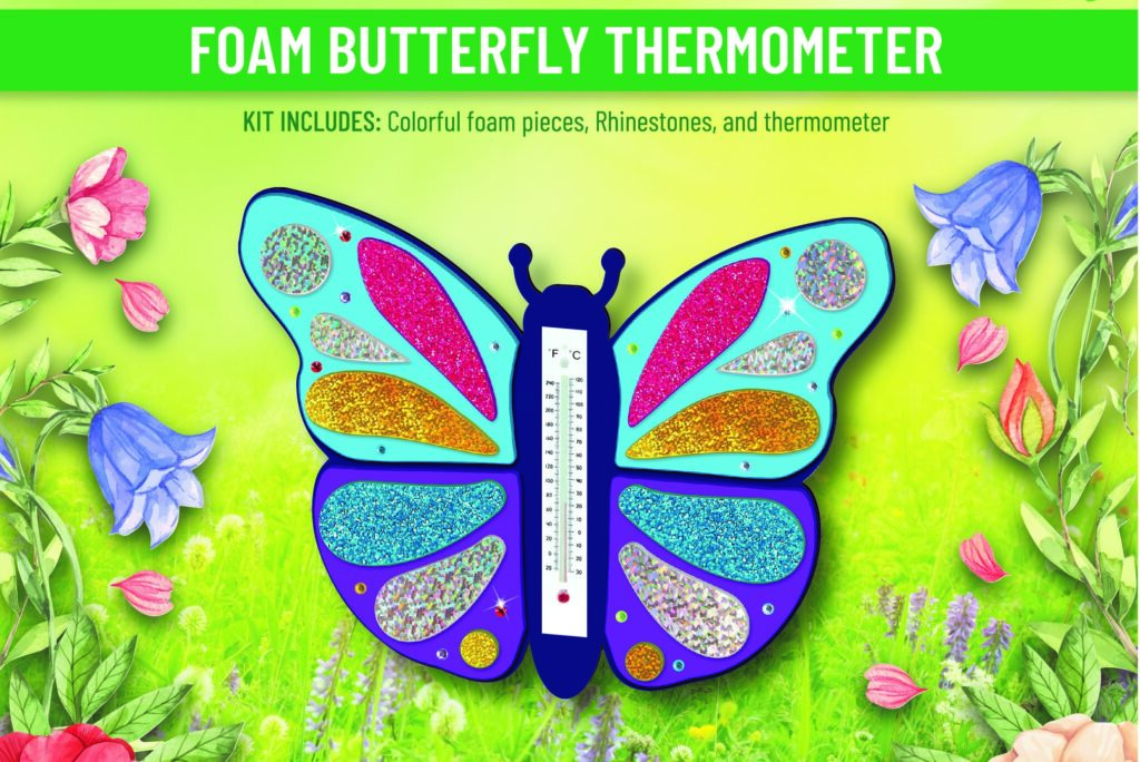 Foam Butterfly Thermometer – Crafts and More