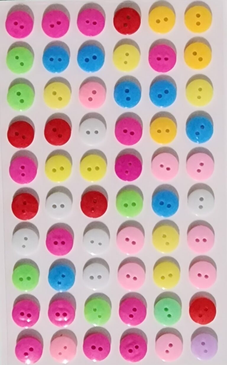 Adhesive Buttons – Crafts and More