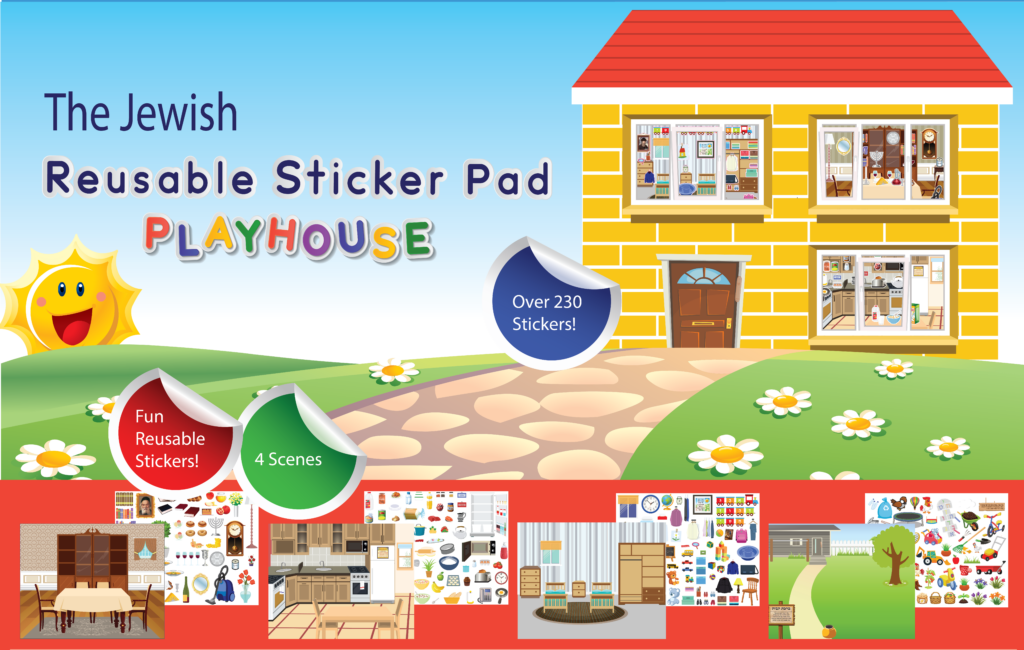 Reusable Sticker Pad- Playhouse – Crafts and More
