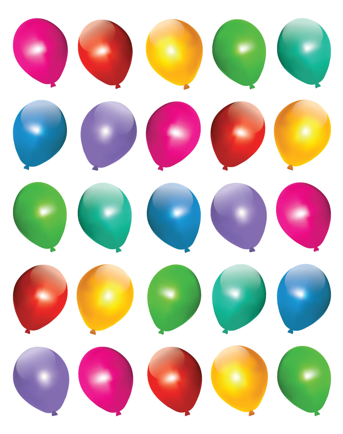 Balloon Stickers - Crafts and More